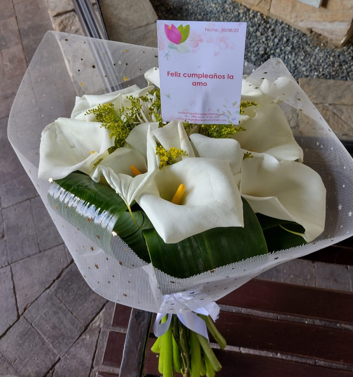 Ramo de Calas – Arreglos Florales Guatemala